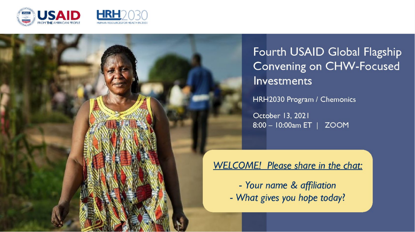 HRH2030 Program | Slides from the USAID Global Flagship Convening on ...