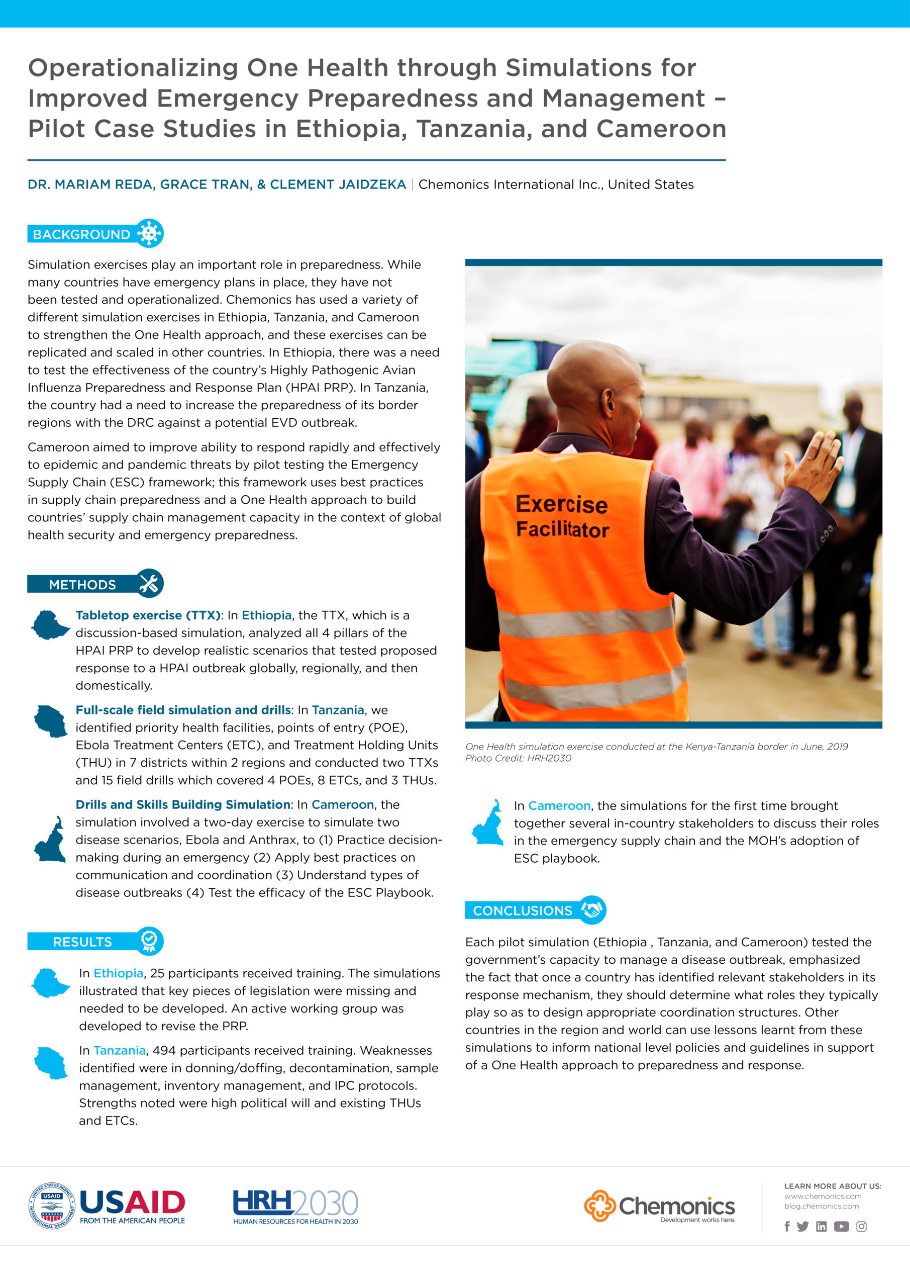 HRH2030 Program | Operationalizing One Health through Simulations for ...